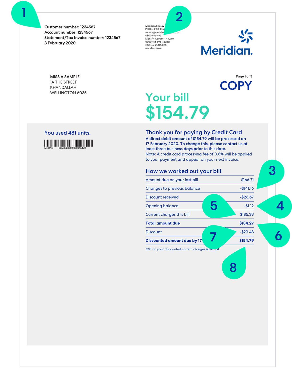 How your power bill works | Meridian Energy | Meridian Energy
